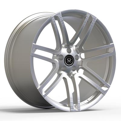 China 21x11 Brush 1 Piece Forged Wheels 6061-T6 Aluminum Alloy For Audi RS6 for sale