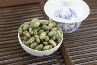 China Low Fat Garlic Onion Flavor Roasted Edamame Snacks NO Additive for sale