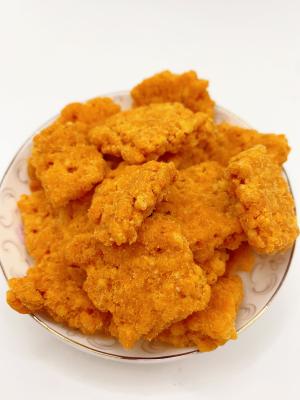 China Salted Egg Flavor  Rice Crust Snacks Retailer Packing Private Logo By Sea Delivery for sale