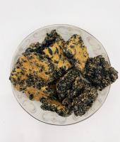 China Black Gold Guoba Salted Egg Yolk  And Pork Floss Flavor Rice Cracker Mix Crispy Rice Fried Rice Crust for sale