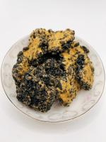 China Black Gold Guoba Salted Egg Yolk  And Pork Floss Flavor Rice Cracker Mix Crispy Rice Fried Rice Crust for sale