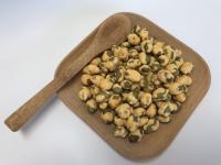 China Low Fat Vegan Healthy Roasted Green Bean Snack BBQ Flavor for sale