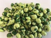 China Wasabi Coated Green Dehydrated Peas Snack Natural Gas Roasted Kosher Certified for sale