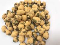 China Low Fat Vegan Healthy Roasted Green Bean Snack BBQ Flavor for sale