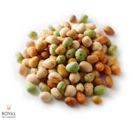 China Wheat Flour Coated Peanuts Crackers Roasted Spicy Refreshing Taste Hard Texture for sale