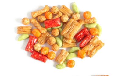 China Size Sieved Pretzel Cracker Mix Crispy Taste No Food Color Japanese Style for sale