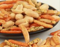 China Dry / Puffering Spicy Rice Cracker Mix Vitamins Contained Low Calorie Kid Friendly for sale