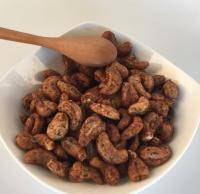 China NON-GMO Black Pepper Coated Roasted Cashews Snacks Healthy Nut Food with Halal/Kosher Certification for sale