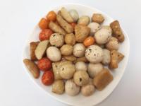 China OEM Rice Crackers Spicy Flavor Healthy Snack Mix Foods NON-GMO Free From Frying for sale