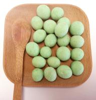 China Healthy Low Fat Roasted Coated Wasabi Peanuts Coconut Flavor Without Pigment OEM for sale
