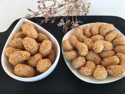China Good Taste Low Fat Full Nutrition Coated Roasted Cashew Nut Snack Foods for sale
