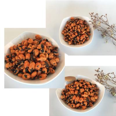 China High Nutrition Spicy Chili Taste Crunchy Snacks Coated roasted Black Beans vegan OEM for sale