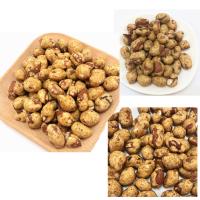 China Roasted Half Coated Peanut Snack With Chili Flavor NON - GMO Snacks Tasty for sale