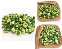 China HACCP Fried Yellow Wasabi Coated Green Peas Packing OEM for sale