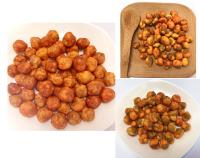 China NON - GMO Crispy Sriracha Flavor Green Peas Snack , Delicious Popular Snacks for sale