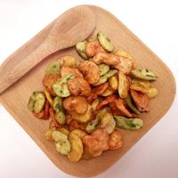 China Kids Flavorite Colorful Broad Bean Chips Mixed Halal seaweed flavor Snacks for sale