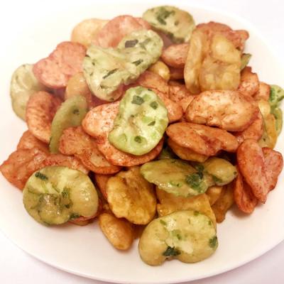 China Kids Flavorite Colorful Broad Bean Chips Mixed Halal seaweed flavor Snacks for sale