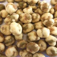 China Wasabi / Salted BBQ Coated Roasted Green Peas Snacks Kosher Halal OEM for sale