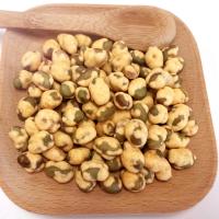 China Natural Food Crispy Roasted Bbq Flavor Coated Green Beans Snacks Zero Trans Fat for sale