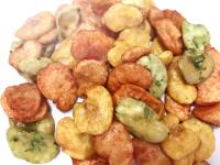 China Crispy Colorful Mixed Fried Broad Bean Chips Spicy Seaweed Curry Flavor for sale