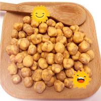 China Healthy Snacks High Nutrition Roasted Chickpeas Salted / Black Pepper Flavor Crunchy Dried Snack for sale