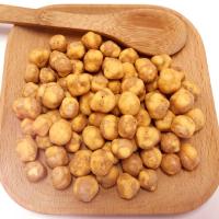 China Healthy Snacks High Nutrition Roasted Chickpeas Salted / Black Pepper Flavor Crunchy Dried Snack for sale