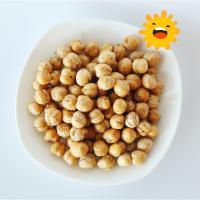 China Healthy Snacks High Nutrition Roasted Chickpeas Salted / Black Pepper Flavor Crunchy Dried Snack for sale