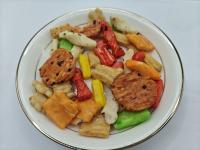 China Original Customized Flavors Mixed Rice Crackers Variety Pack Bulk Packaging With Oil Ingredients for sale