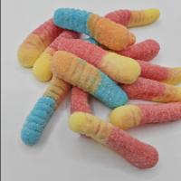 China Custom Caterpillar Soft Candy 20g*20pcs Package Size Healthy Gummy Bear Fruit Snacks For Children's Snacking for sale