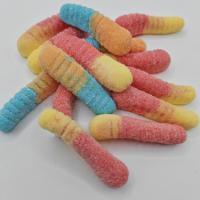 China Custom Caterpillar Soft Candy 20g*20pcs Package Size Healthy Gummy Bear Fruit Snacks For Children's Snacking for sale