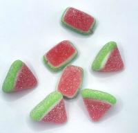 China Sweetie Paws & Tiny Melon Giggles – Adorable Cat Footprint & Mini Watermelon Chewy Candy Mix for sale