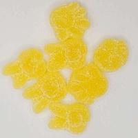 China Mixed Color Fun Shaped Fruit Infused Gummy Sweets with Sugar Coating for sale