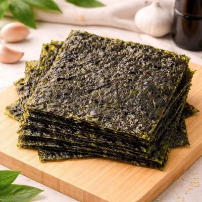 China BRC Certified Gluten-Free Low-Fat Roasted Seaweed Snacks with Sea Salt Flavor for Retail and Food Industry for sale