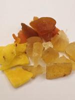 China Dried Strawberry Mango Honey Pomelo Trio Mix Sweet Chewy Preserved Fruit Snack for sale