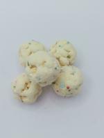 China White Chocolate Crispy Rice Balls with Colorful Sprinkles Festive Light Crunchy Soya Snacks For Holiday Gift Party Dessert Supermarket Confectionery Wholesale Importers for sale
