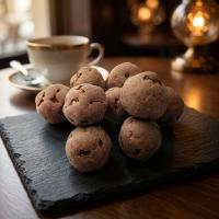 China Rich Dark Chocolate Crispy Rice Balls Balanced Mild Sweetness Soya Bean Based Snacks For Office Movie Gift Box Supermarket Confectionery Wholesale Importers for sale