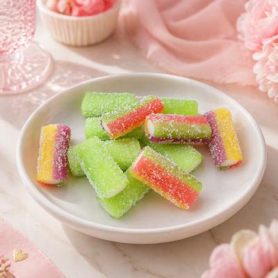 China Sour Sticks Filled Double Layer Sour Sweet Chewy Candy Snack For Office Break Movie Watching Convenience Store Candy Wholesale Distributors for sale