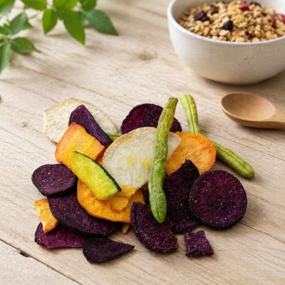 China VF Mixed Assorted Crisps Low Temperature Vacuum Fried Fruit Vegetable Chips Snack For Office Break Movie Watching Supermarket Food Wholesale Distributors for sale