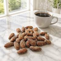 China Roasted Peeled Almonds Crispy Blanched Nut Snack For Office Break Binge Watching Bakery Confectionery Food Wholesale Distributors for sale