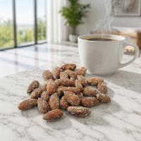 China Roasted Peeled Almonds Crispy Blanched Nut Snack For Office Break Binge Watching Bakery Confectionery Food Wholesale Distributors for sale