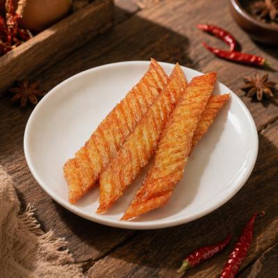 China Extra Spicy Chili Vegetarian Lamb Ribs Gluten Strips Rib-Shaped Chewy Vegan Snack For Office Break Binge Watching Supermarket Food Wholesale Importers for sale