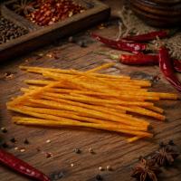 China Extra Spicy Chili Vegetarian Lamb Ribs Gluten Strips Rib-shaped Chewy Plant Snack For Office Break Movie Watching Supermarket Food Importers for sale