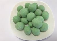 China Delicious Coated Roasted Round Peanuts With Green Wasabi Flavor Hot Sell Kosher products for sale