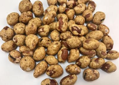 China Roasted Half Coated Peanut Snack With Chili Flavor NON - GMO Snacks Tasty for sale