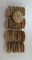China No Coloring Sesame Soy Sauce Flavor Roasted Rice Crackers crispy Snacks all age for sale