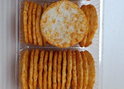 China BRC Non GMO BBQ Roasted Round Rice Crackers Snacks Savory And Crispy Tastes for sale