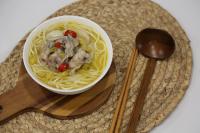 China HALAL Quick Cooking Bullfrog Soup Wheat Flour Noodles for sale