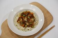 China Healthy Delicious Wheat Flour Golden Abalone Noodle for sale