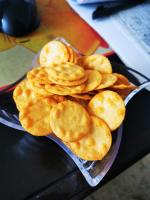 China Crispy And Crunchy Cheese/BBQ/Spicy Flavor Chineses Bugles Rice Cracker Mix Snacks With BRC/HACCP/KOSHER Certification for sale