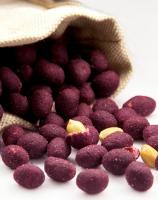 China Purple Sweet Potato Flour Coated Roasted Peanut Crunchy and Crispy Snack Food with KOSHER/BRC/HALAL/HACCP Certification for sale